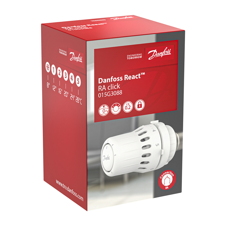Radiatorska Termostatska Glava Danfoss React™ 015G3088