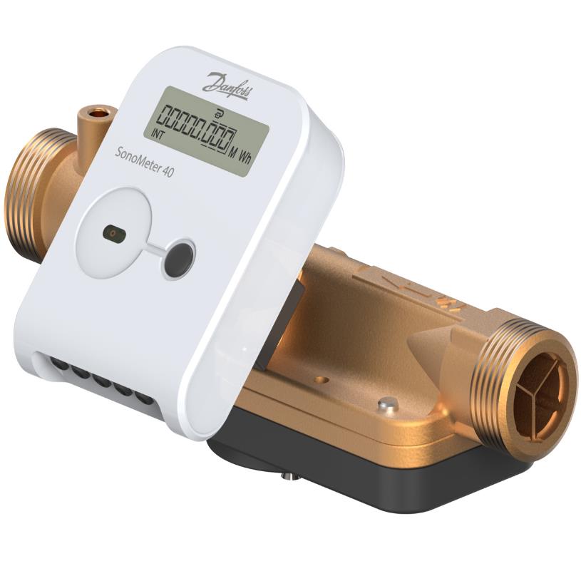 Toplotni Števec SonoMeter 40 Ogrevanje (25 mm,qp[m³/h]: 6.0) 187F2012